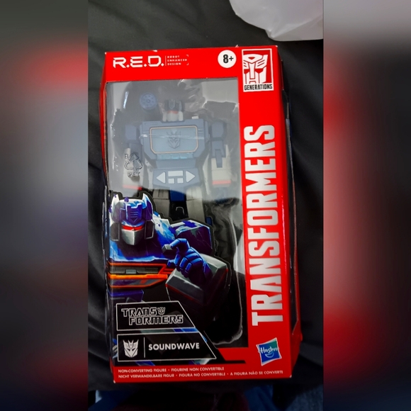 Hasbro | Toys | Transformers Red Soundwave | Poshmark